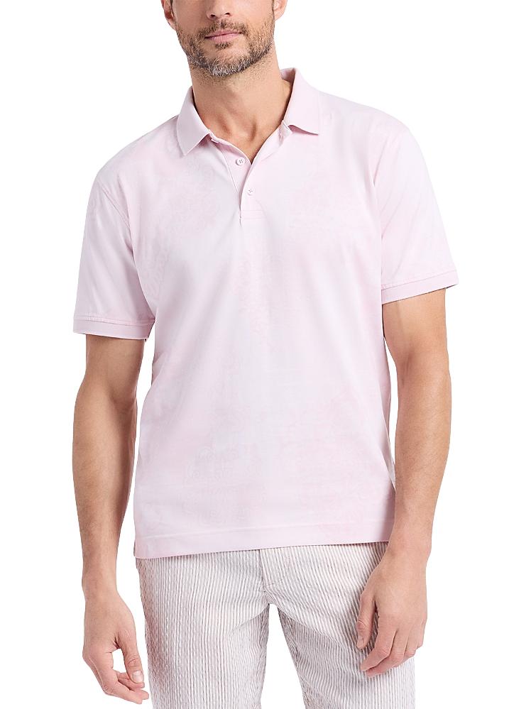 ROBERT GRAHAM linford knit polo shirt